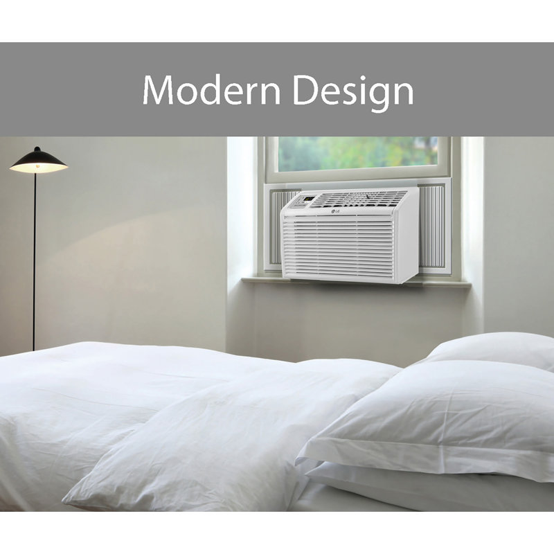 LG 6 000 BTU Window Air Conditioner Cools 250 Sq. Ft. 10 x 25 Room Size Quiet Operation Reviews Wayfair